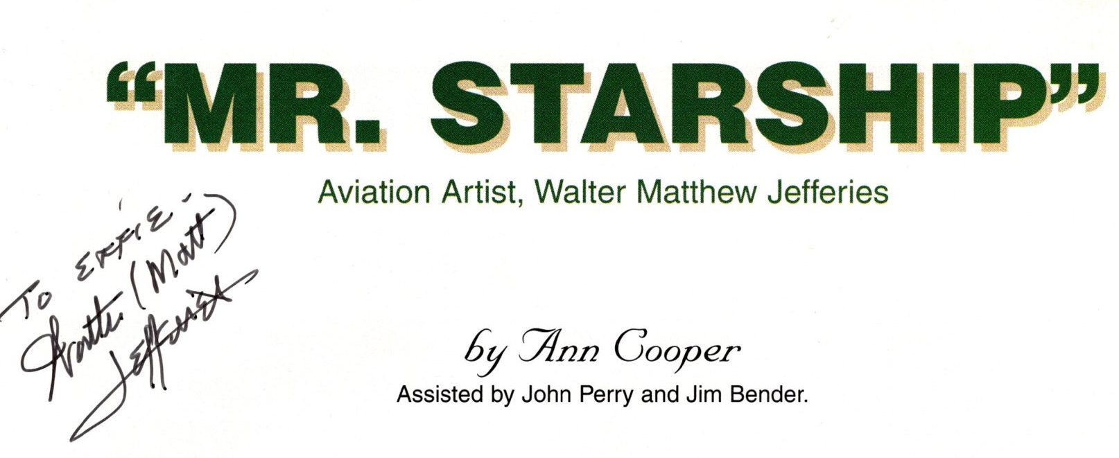 How I got three Matt Jefferies signatures – Collecting Trek