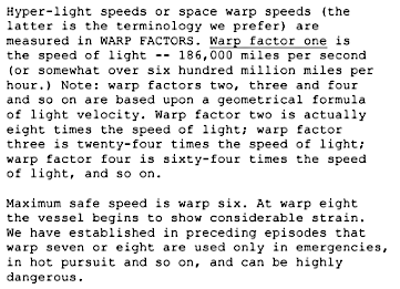 How fast is warp three? – Collecting Trek